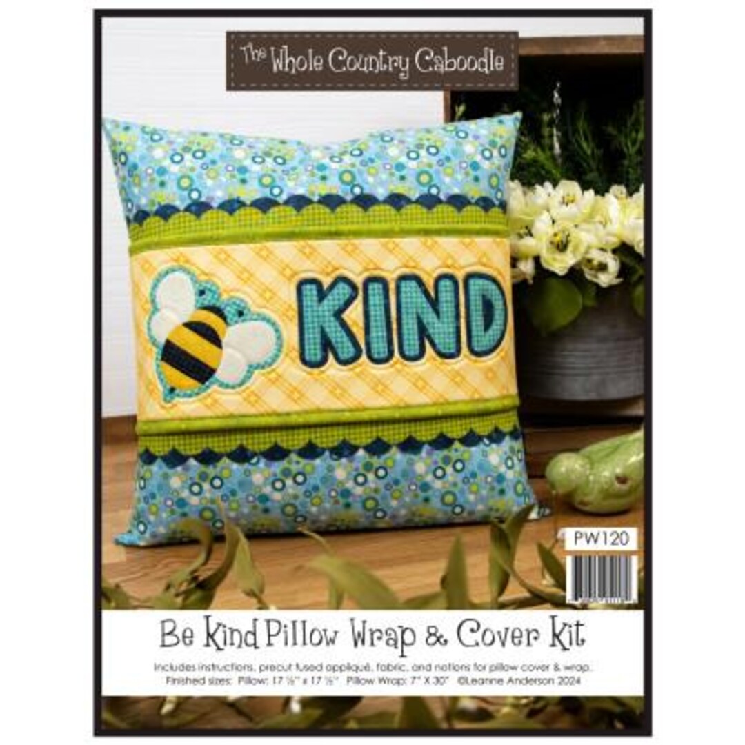 Whole Country Caboodle - Be Kind Pillow Wrap & Cover Kit - Etsy