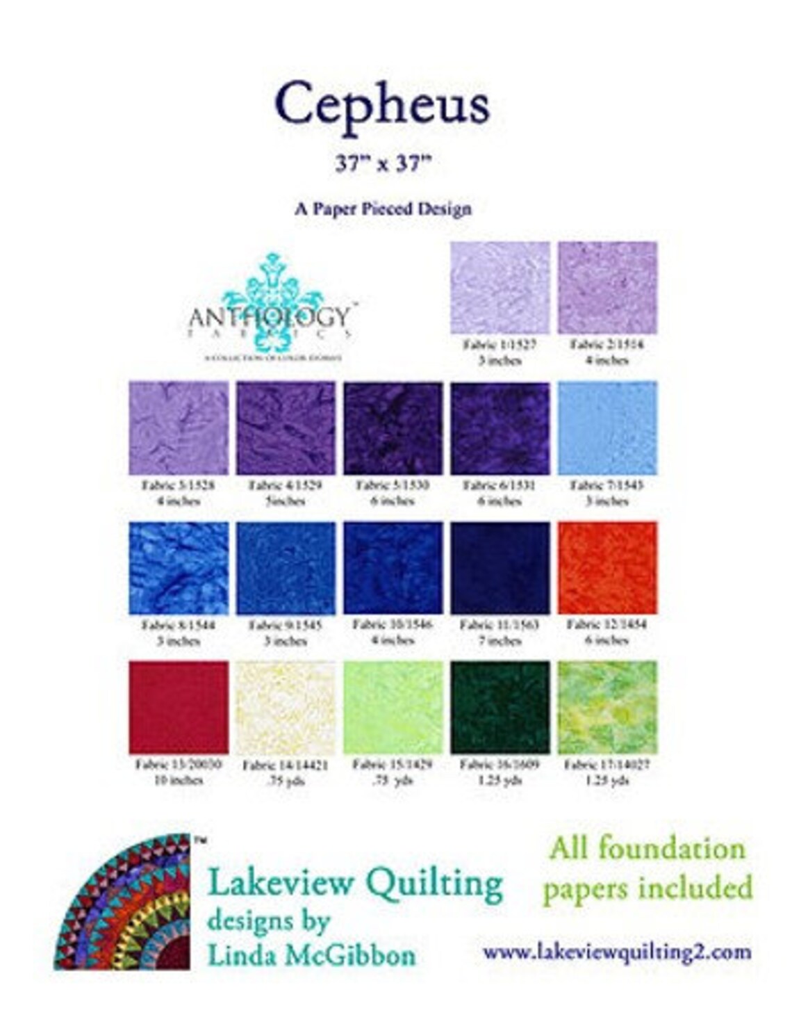 Lakeview Quilts Cepheus Pattern | Etsy