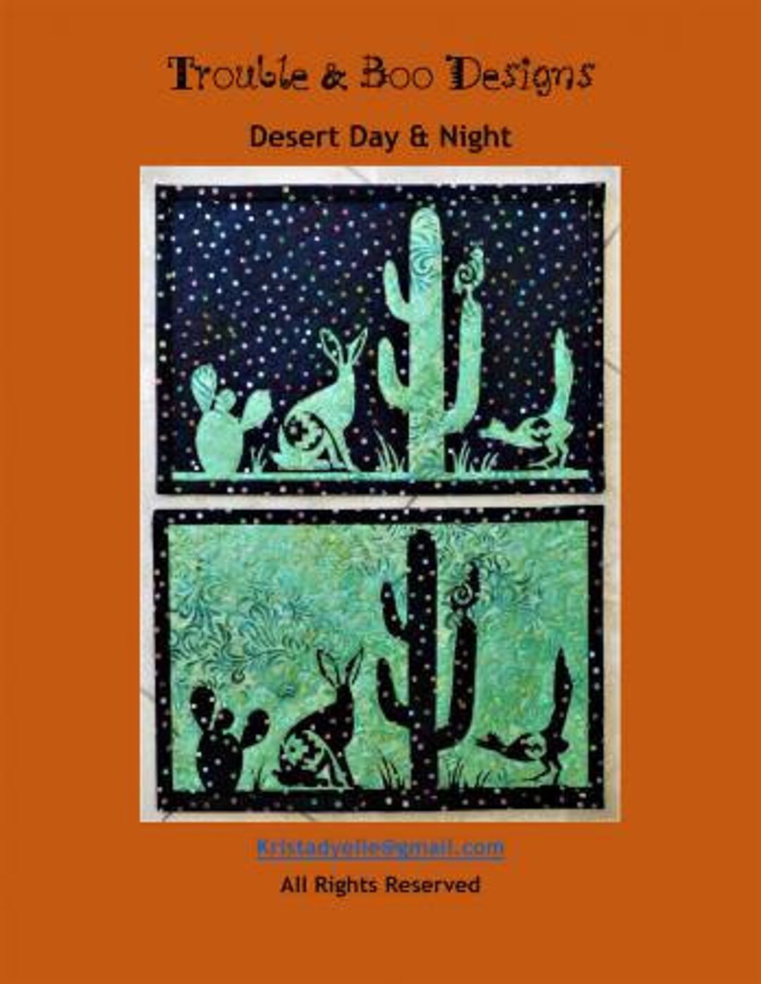 Trouble & Boo Designs Desert Day and Night Pattern - Etsy