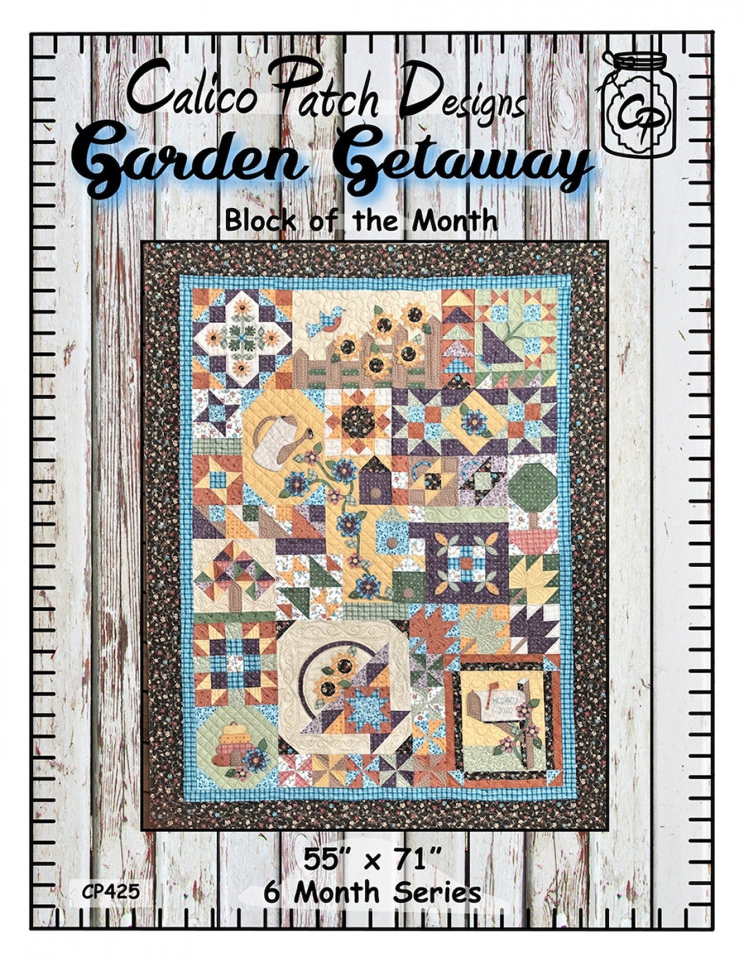 Calico Patch Designs - Garden Getaway - Pattern - New! - Etsy