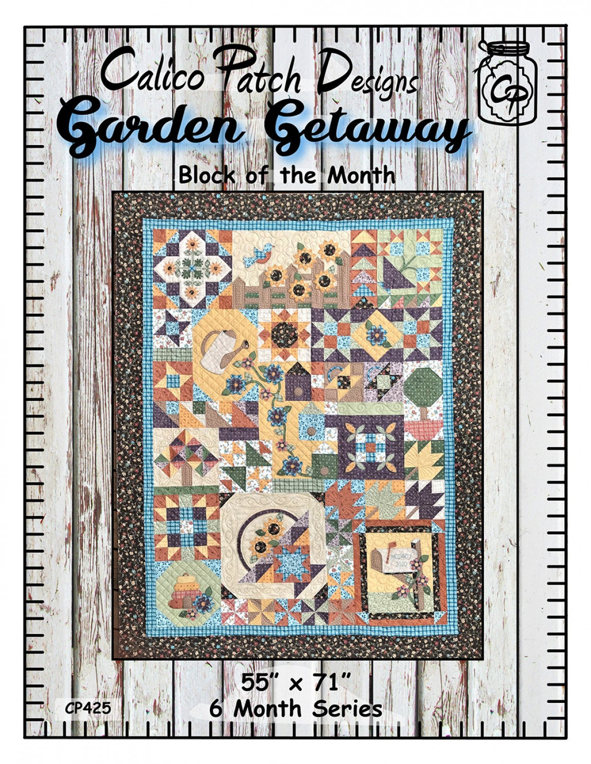 Calico Patch Designs Garden Getaway Pattern New - Etsy