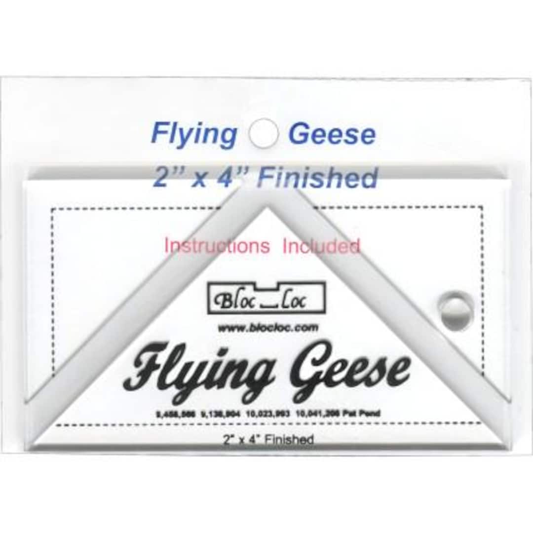 Bloc Loc - Flying Geese Ruler 2" X 4" - Etsy