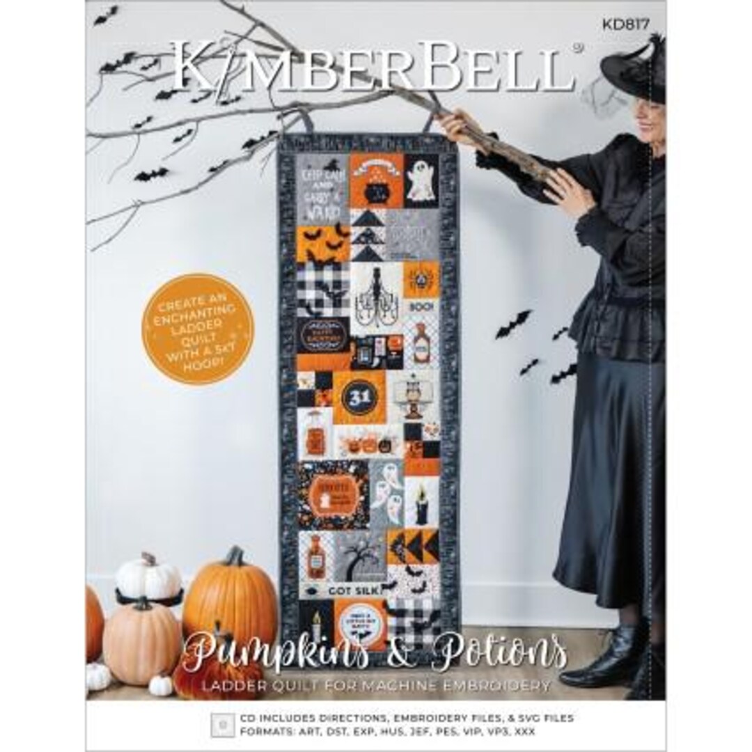 Kimberbell - Pumpkins & Potions Ladder *quilt Pattern OR Embellishment ...