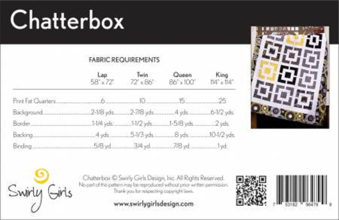 Swirly Girls Design - Chatterbox - Pattern - Etsy