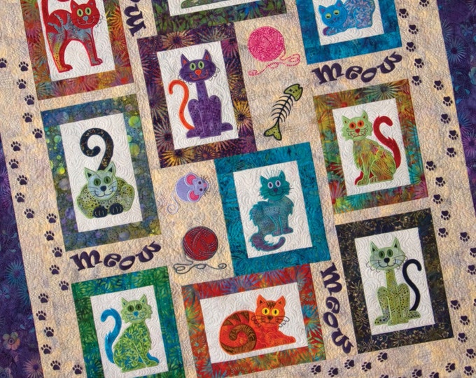 Lunch Box Quilts Cats Meow Classic Series Pattern New - Etsy