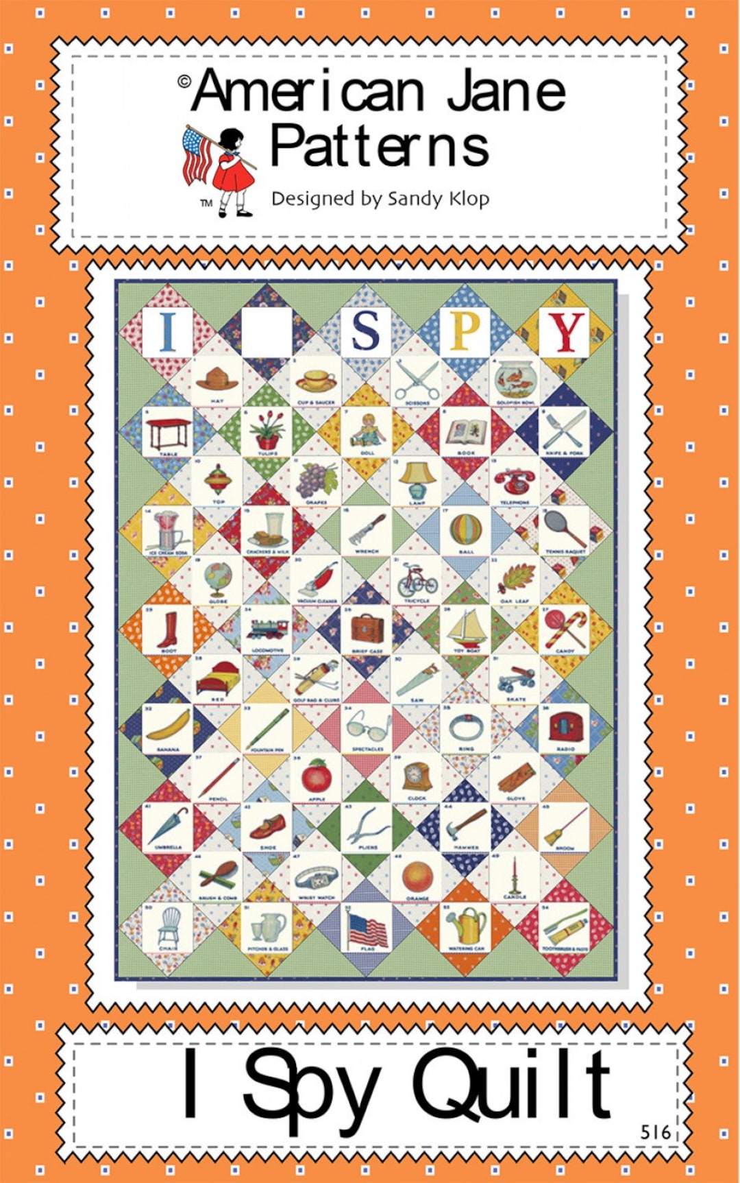 American Jane Patterns - I Spy Quilt - Pattern - New! - Etsy