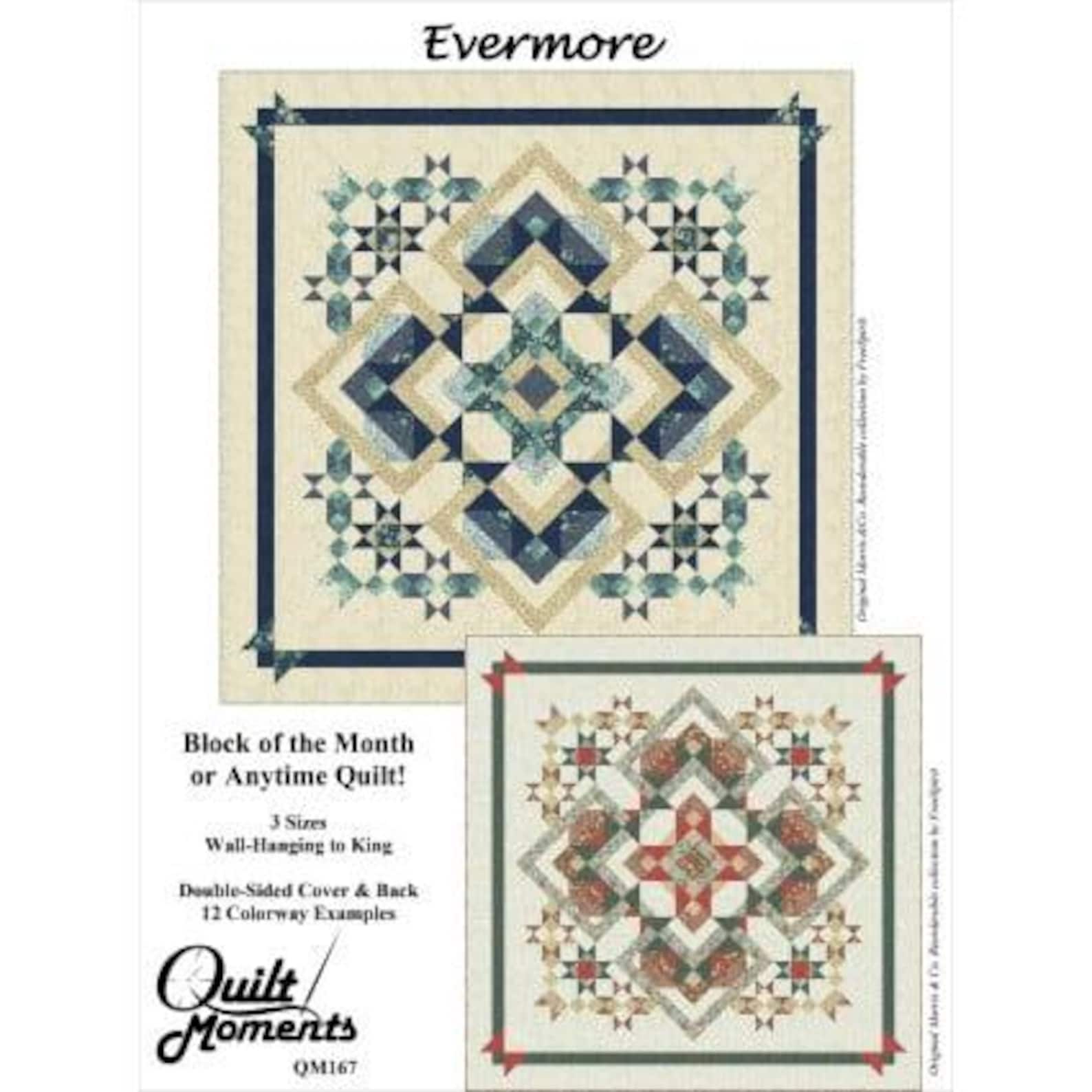 Quilt Moments - Marilyn Foreman - BOM Evermore Pattern - Etsy