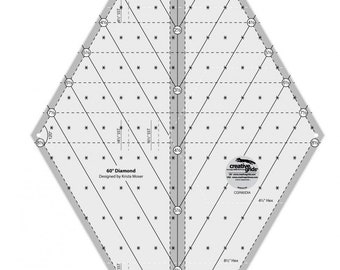 Creative Grids Rulers 60 Degree Diamond - Etsy