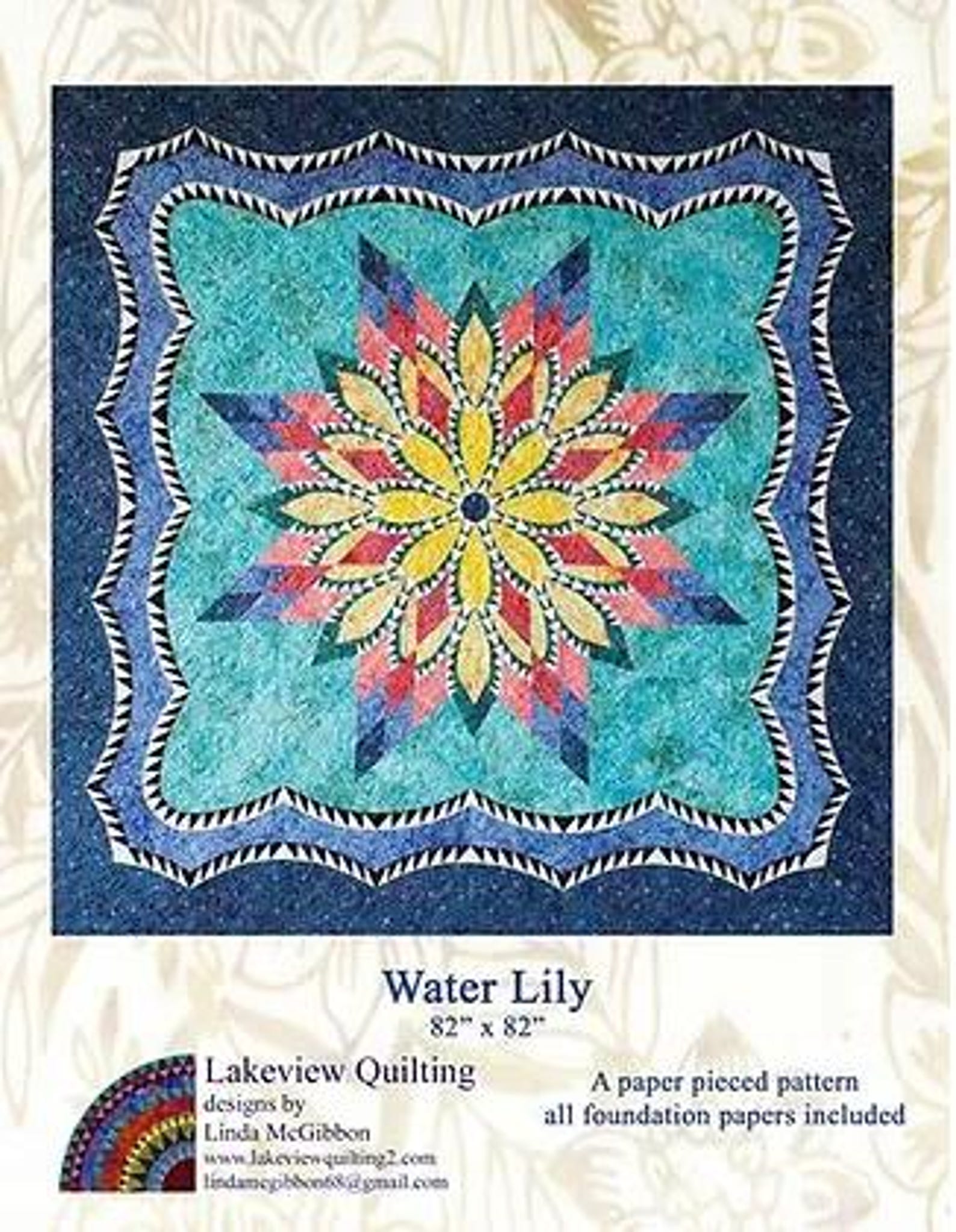 Lakeview Quilts - Water Lily - Quilt Pattern - Etsy