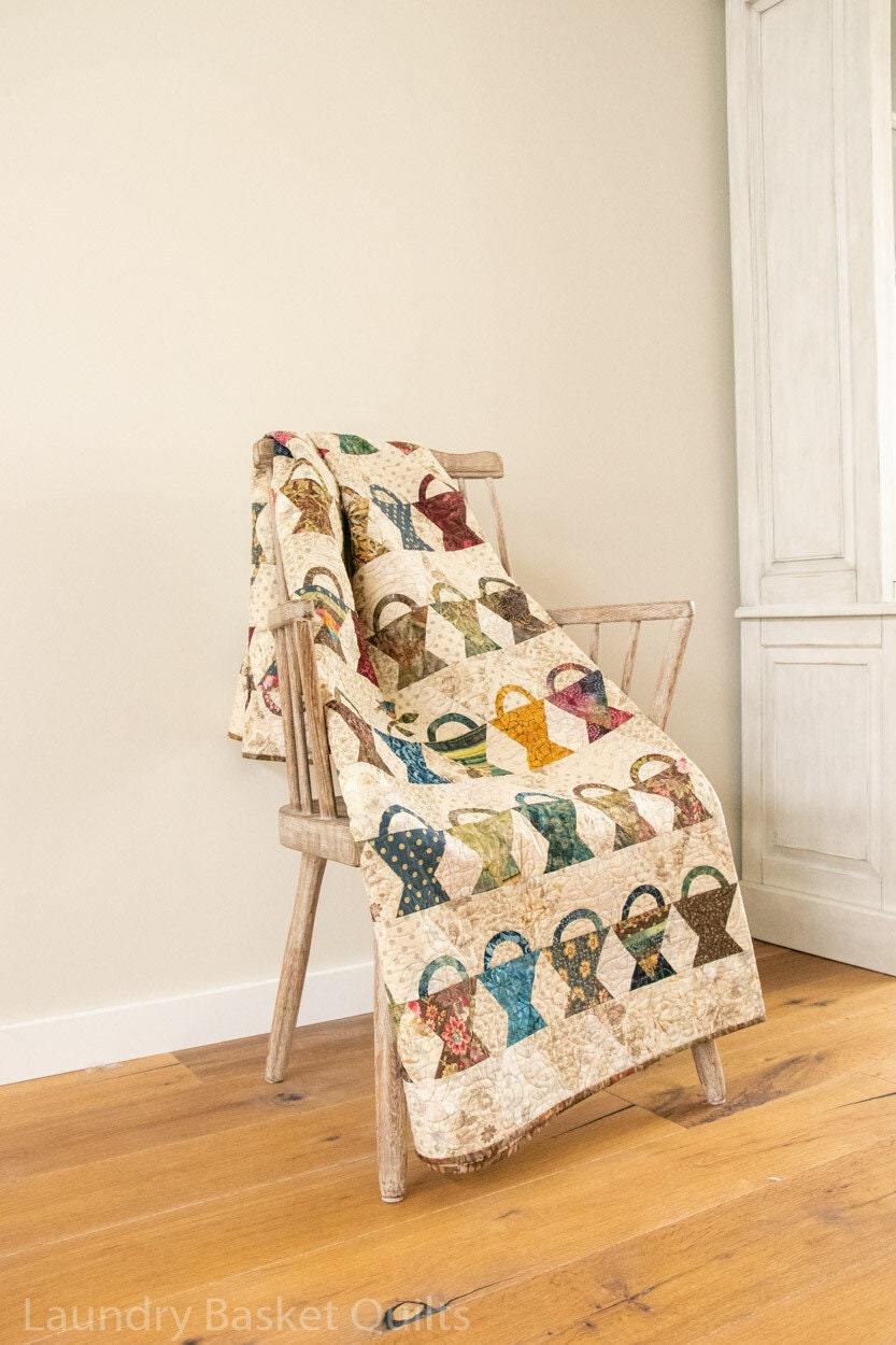 Laundry Basket Quilts Petite Pail Pieced Pattern - Etsy