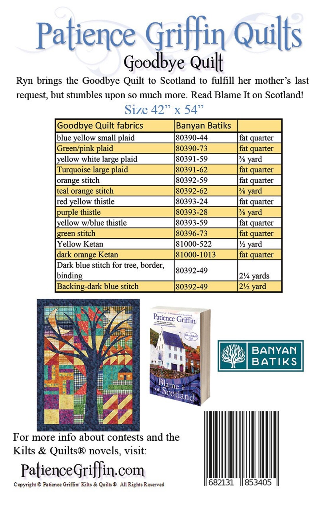 Patience Griffin Quilts - Goodbye Quilt - Pattern - New! - Etsy