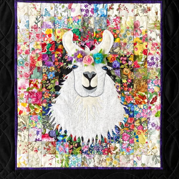 Llama Quilt Pattern - Etsy