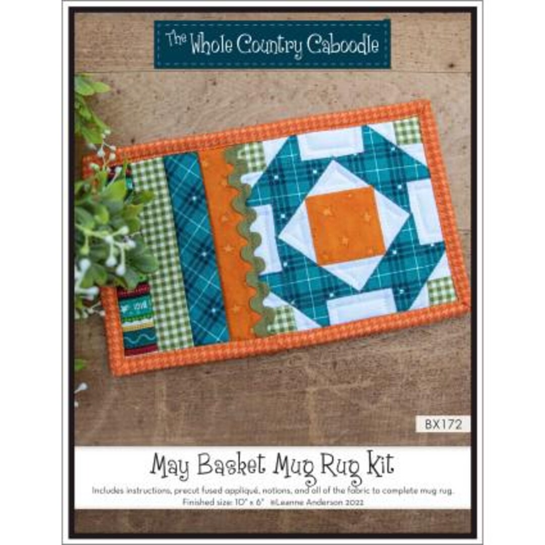 Whole Country Caboodle - Share the Love Mug Rug Kit - Etsy