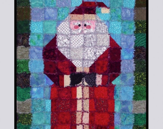 Saginaw St Quilt Co Old Saint Nick Rag Edge Santa SSQ332 Pattern New - Etsy