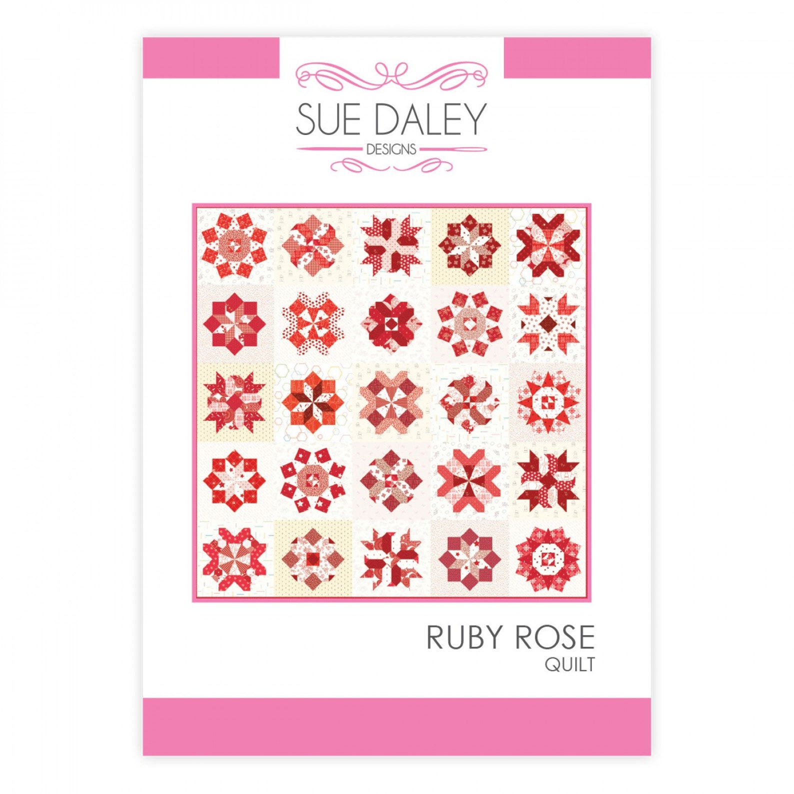 Sue Daley Designs - Ruby Rose Quilt - Pattern - New! - Etsy