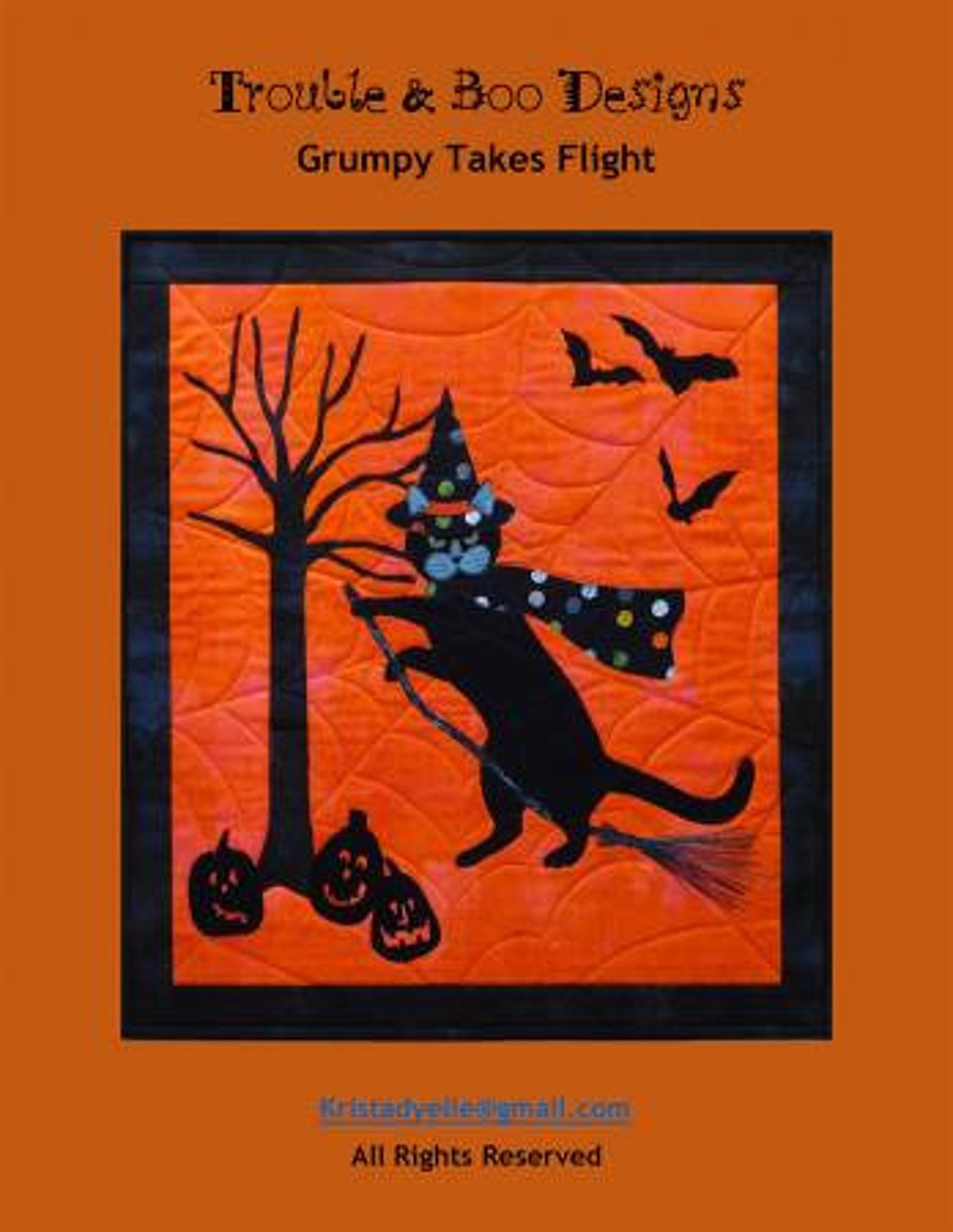 Trouble & Boo Designs - Grumpy Takes Flight - Pattern - Etsy