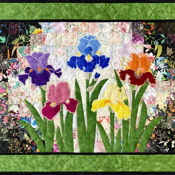 Iris Quilt Pattern - Etsy