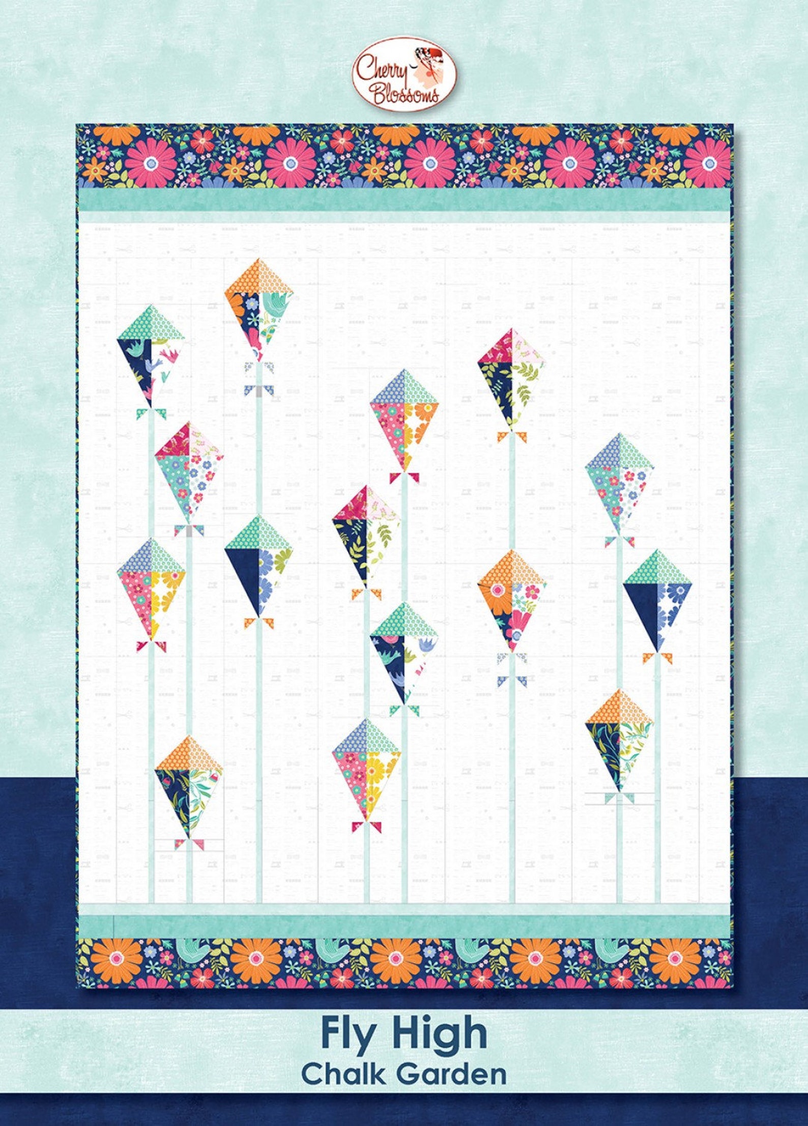 Cherry Blossoms - Fly High Chalk Garden - Pattern - New! - Etsy