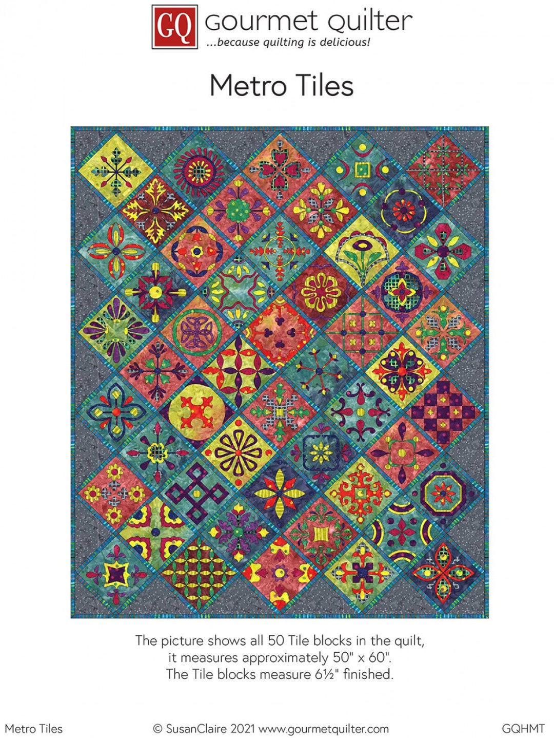 Gourmet Quilter Metro Tiles Pattern New - Etsy