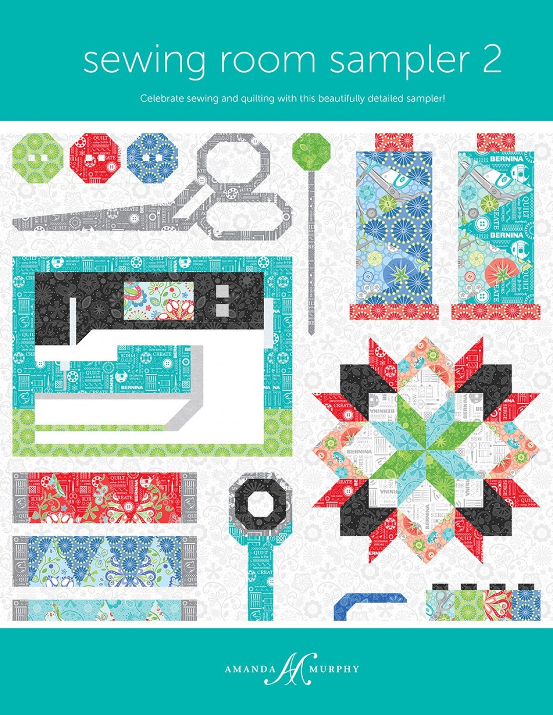 Amanda Murphy Design, LLC - Sewing Room Sampler 2 - Pattern - New! - Etsy