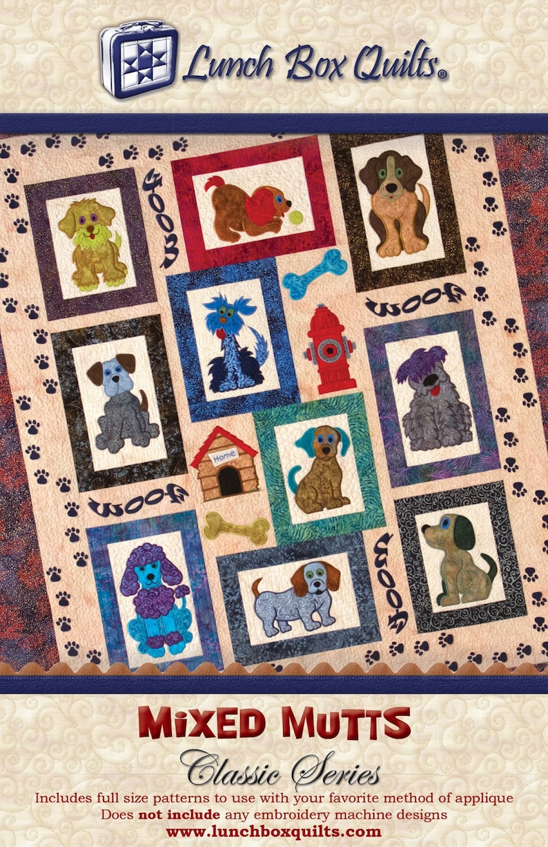 Lunch Box Quilts - Mixed Mutts Classic Series - Pattern - Etsy
