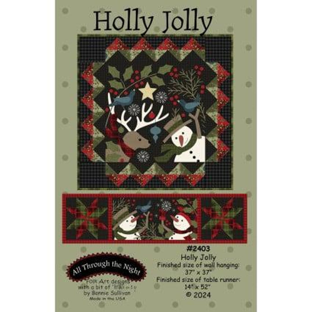 All Through the Night - Holly Jolly - Pattern - Etsy