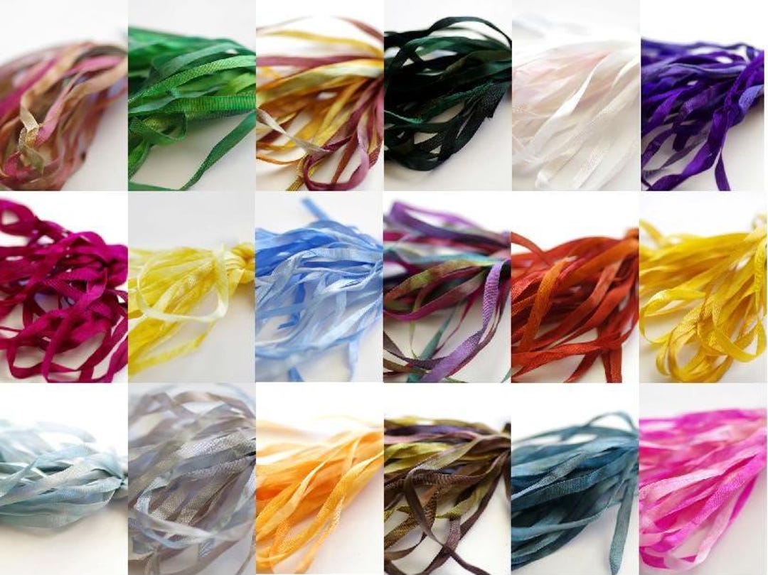 The Thread Gatherer - 100% Silk Ribbon - 4mm or 7mm - Etsy