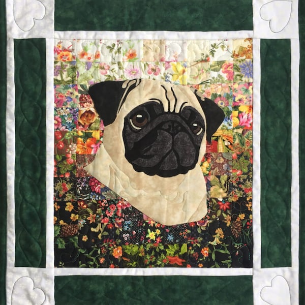 Pug Quilt - Etsy