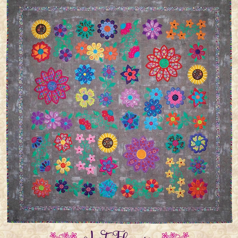 Flower Applique Quilt - Etsy