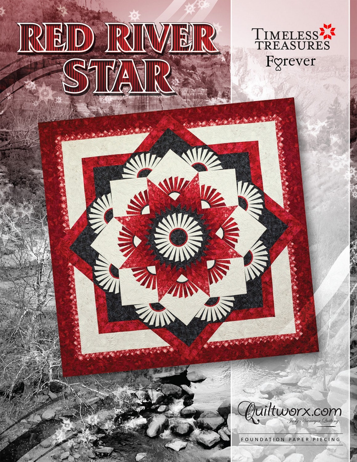 Quiltworx - Red River Star - Pattern - New! - Etsy