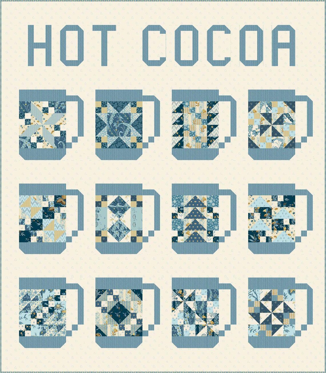 Laundry Baskets - Hot Cocoa Quilt Pattern - Etsy