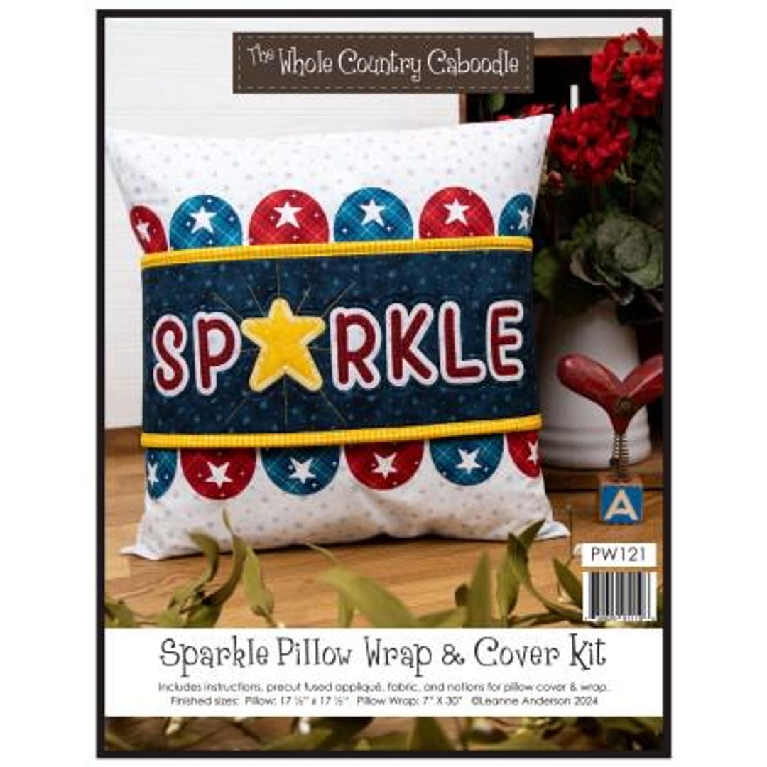 Whole Country Caboodle - Sparkle Pillow Wrap & Cover Kit - Etsy