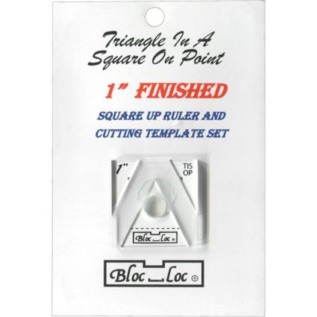 Bloc Loc - Triangle in a Square Ruler 6” X 6” Set - Etsy