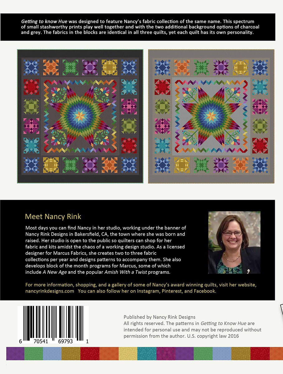 Nancy Rink Designs Getting to Know Hue Pattern New - Etsy