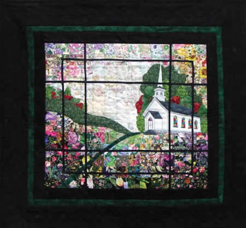 Country Church Whims Watercolor Quilt Kit Precut 2 - Etsy