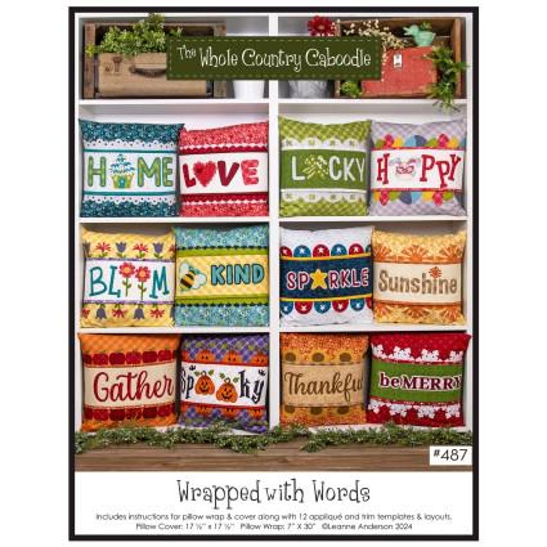 Whole Country Caboodle - Wrapped With Words *choose Pattern & Kit OR ...