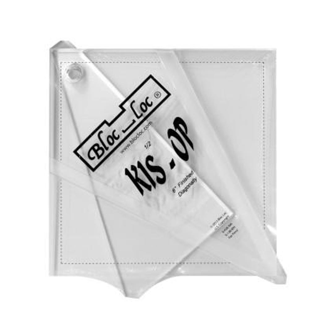 Bloc Loc - Kite in a Square on Point Ruler 6” X 6” Set - Etsy