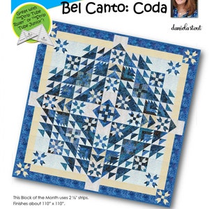Cozy Quilt Designs - Bel Canto Coda - Pattern - New! - Etsy