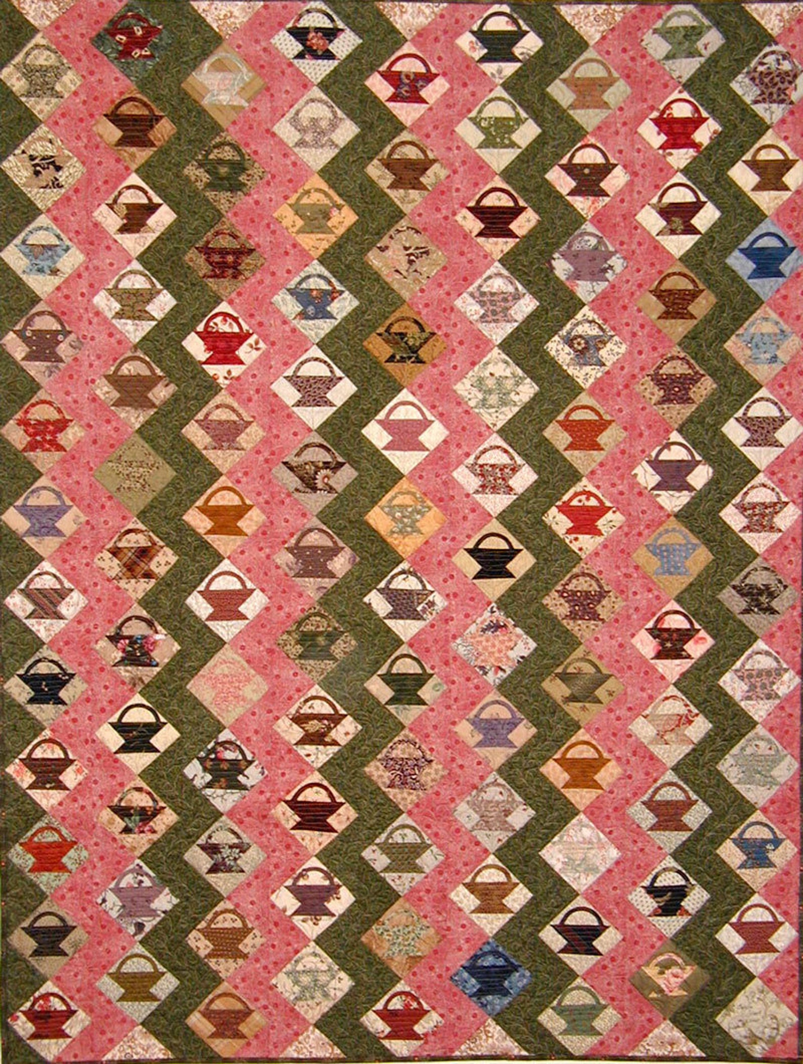 Laundry Basket Quilts - Little Basket - Pieced Pattern - Etsy