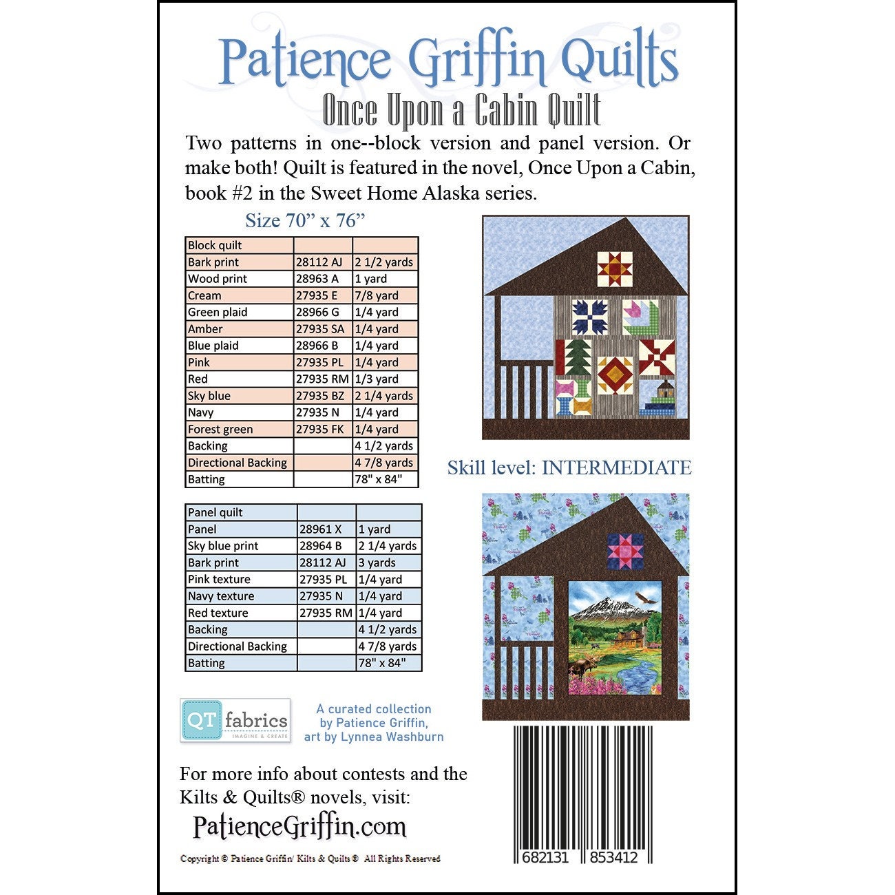 Patience Griffin Quilts - Once Upon a Cabin Quilt - Pattern - New! - Etsy