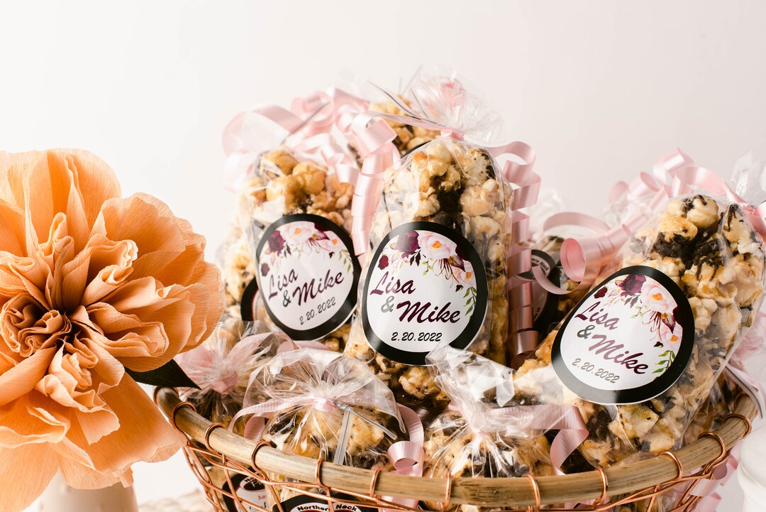 Custom Popcorn Favors SPECIALTY Flavors 48 Bags - Etsy