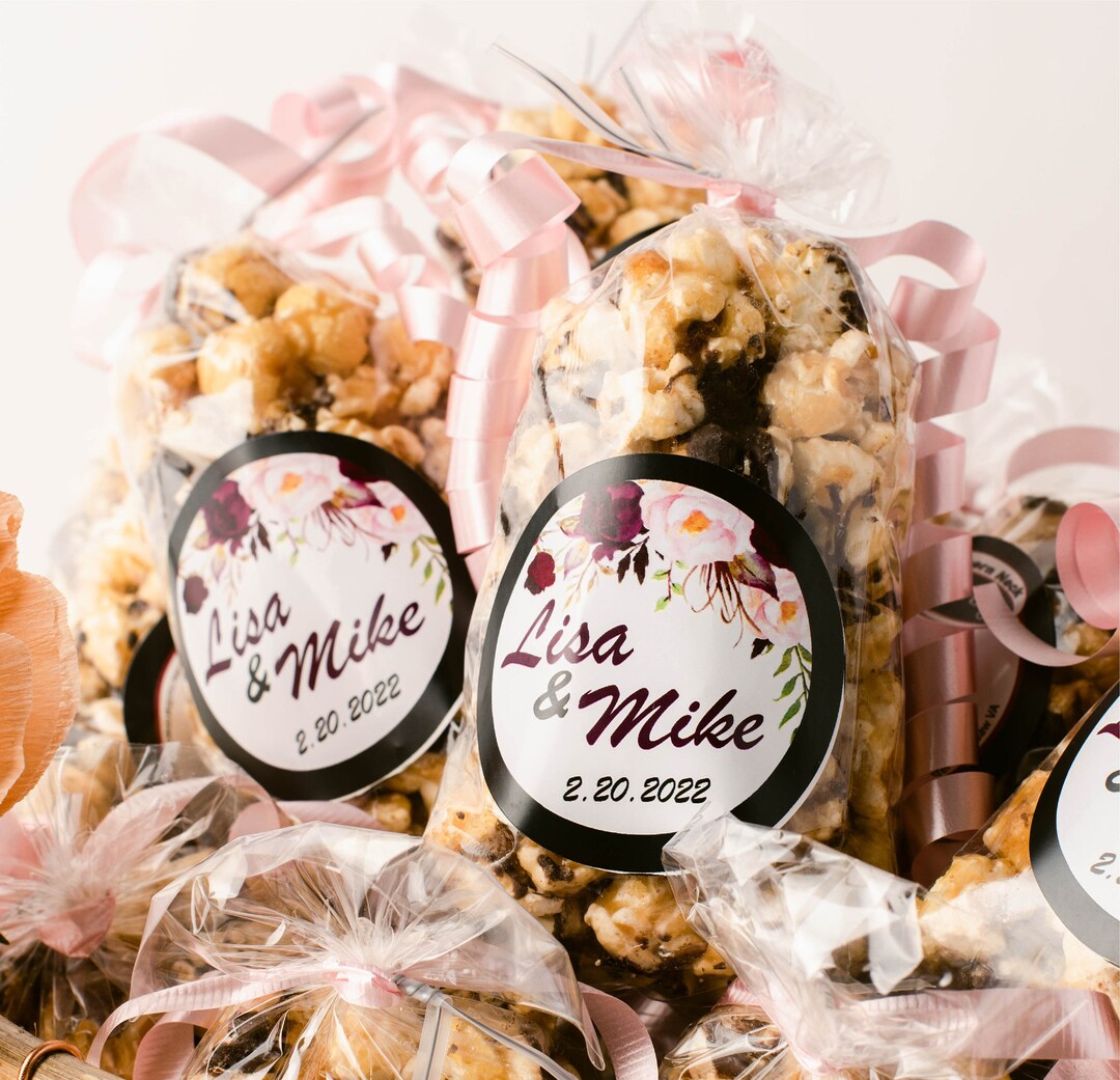 Custom Popcorn Favors SPECIALTY Flavors 12 Bags - Etsy