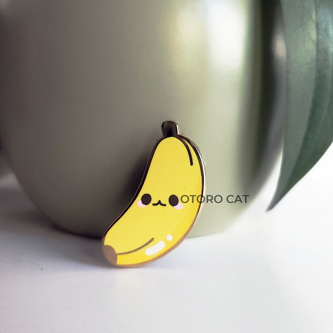Cheerful Banana Enamel Pin - A-peel to Your Style With Fruitful Fun ...