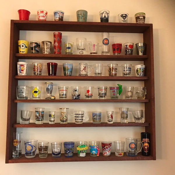 Shot Glass Display - Etsy
