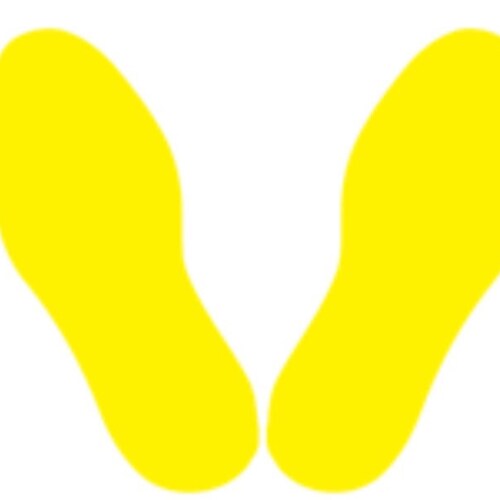 Marine Corps Yellow Footprints Vinyl - Etsy