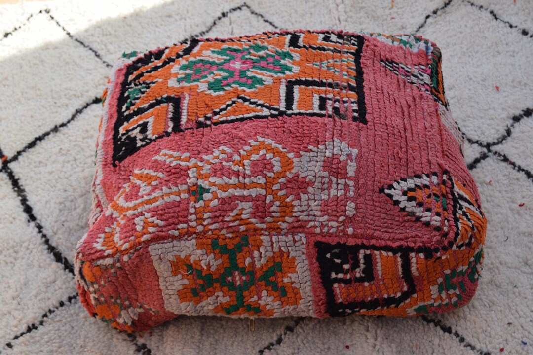 Square Furniture Berber Design Home Decor Morocco Pouf - Etsy