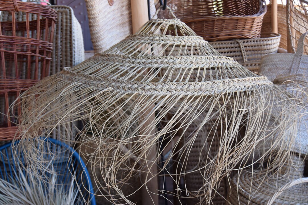 Moroccan Wicker Chandelier Wicker Handmade Lamps Home Decor - Etsy