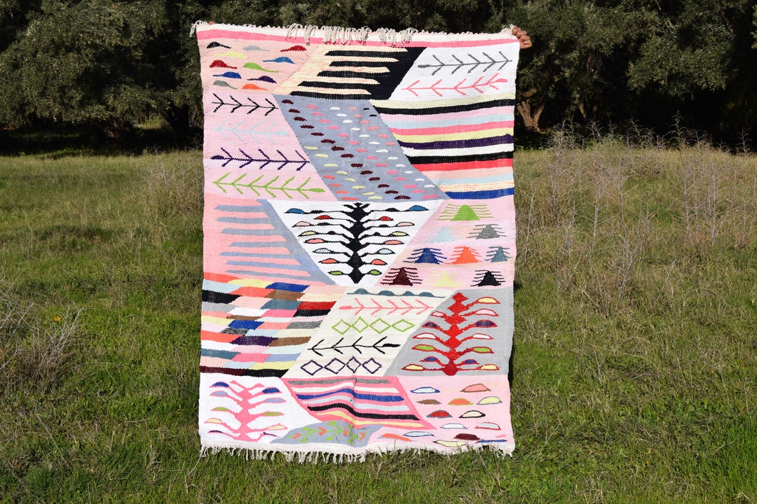 Berber Carpet Handmade Rug Home Decor Moroccan Furniture - Etsy