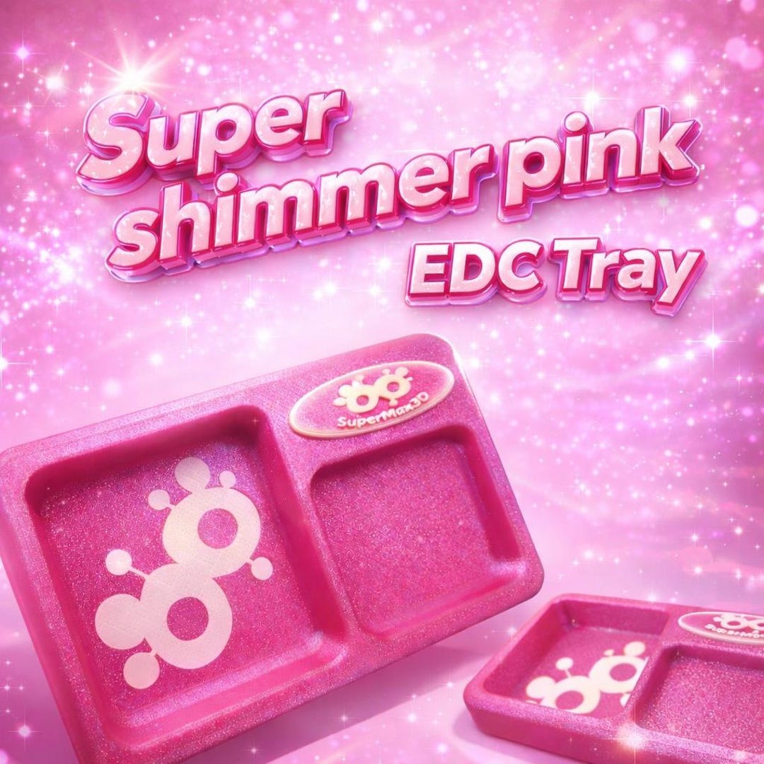 Amoeba EDC Desk Tray (1 Piece) Pink Shimmer - Etsy