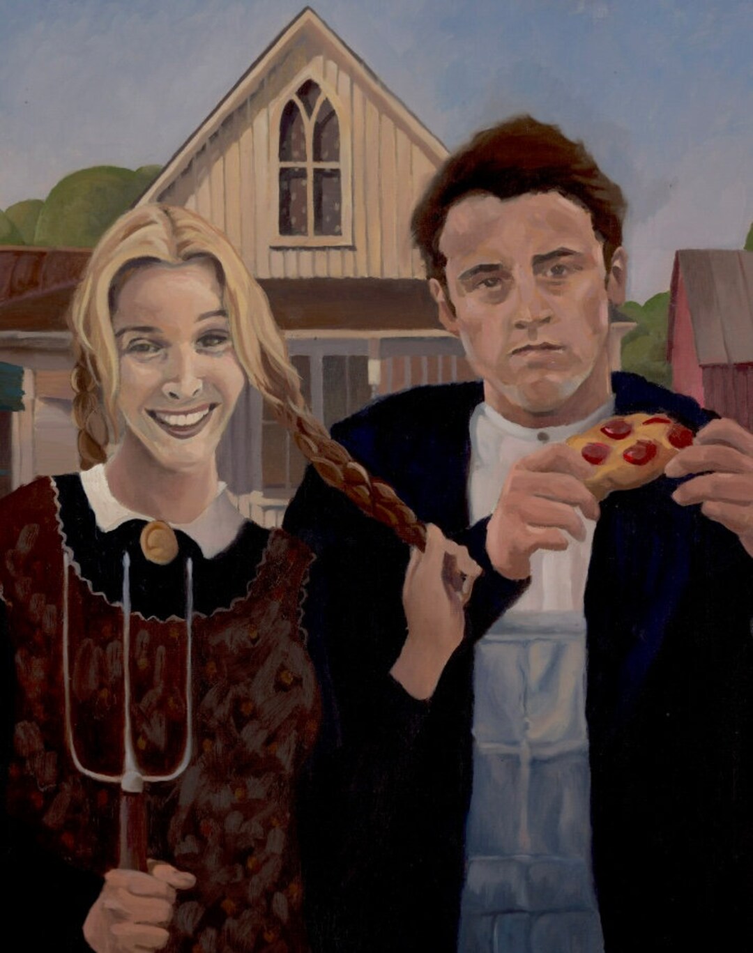 Friends Tv Show Phoebe and Joey - Etsy